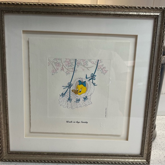 Warner Bros. | Art | Numbered Framed 996 Warner Brothers Watercolor ...